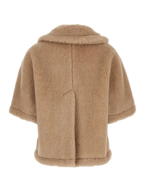 Max Mara Corvino Faux Fur Cloak - Multicolor