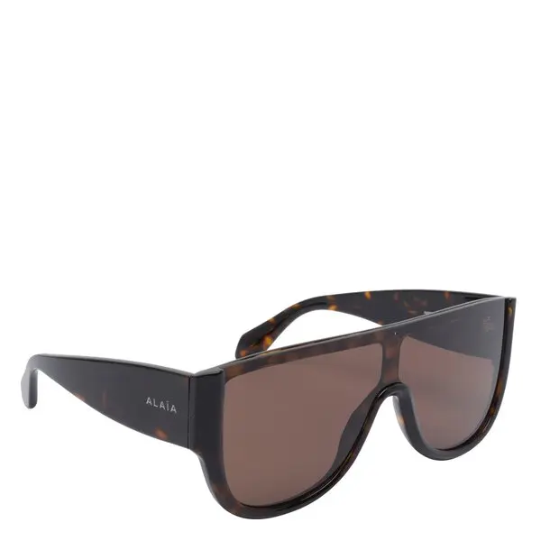 Alaïa Mask Sunglasses - Brown