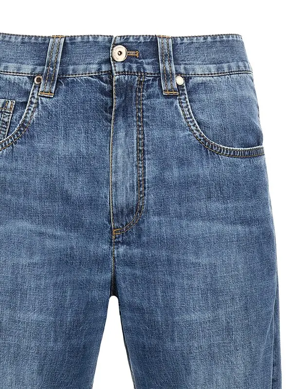 Brunello Cucinelli Straight Jeans - Blue