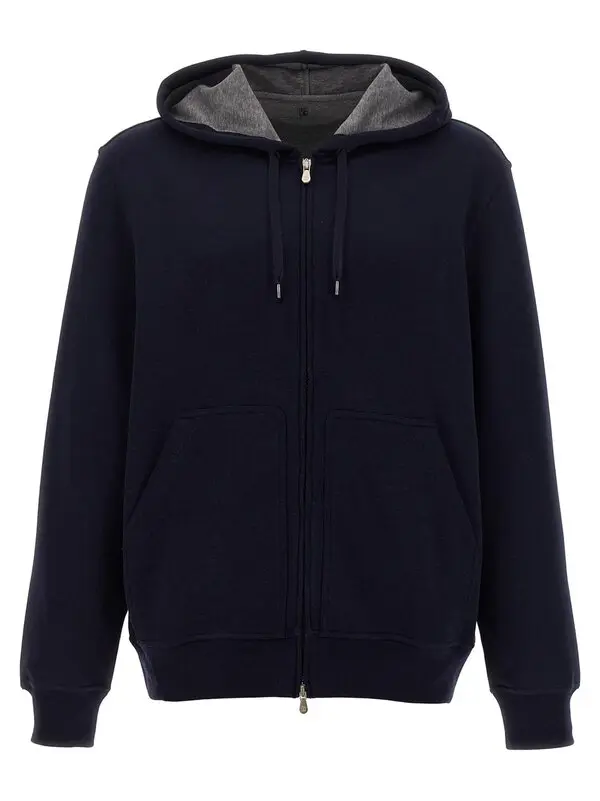 Brunello Cucinelli Hoodie - Blue
