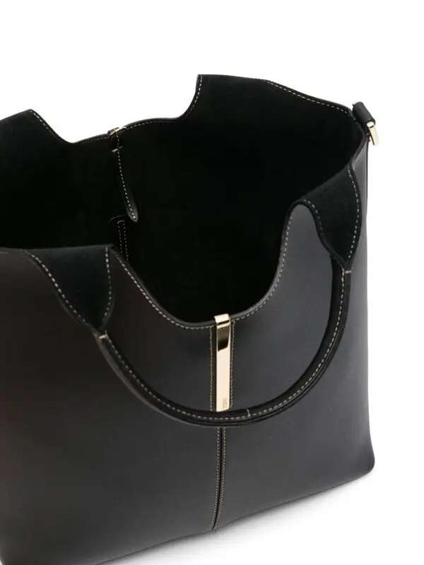 TOD'S Leather Tote Bag - Black