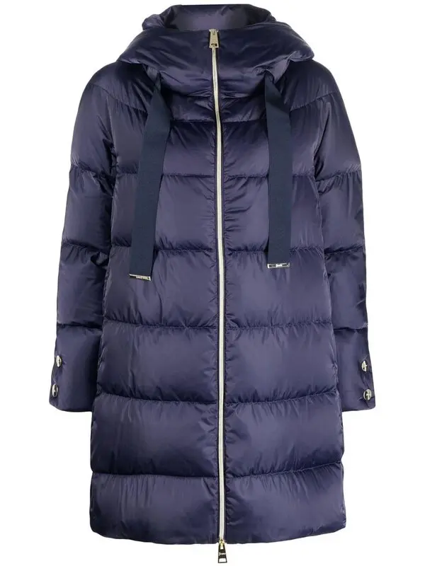 Herno A-shape Satin Down Jacket - Multicolor