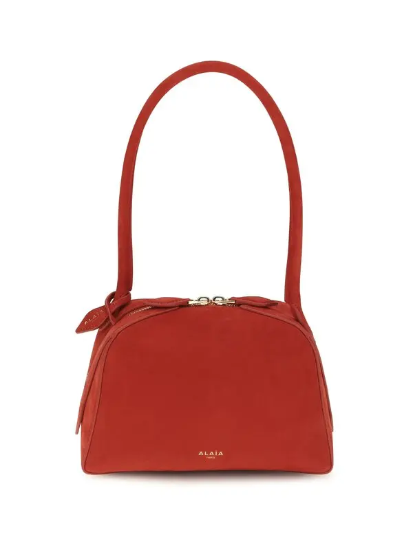 Alaïa Le Bouledogue Shoulder Bag Small - Red