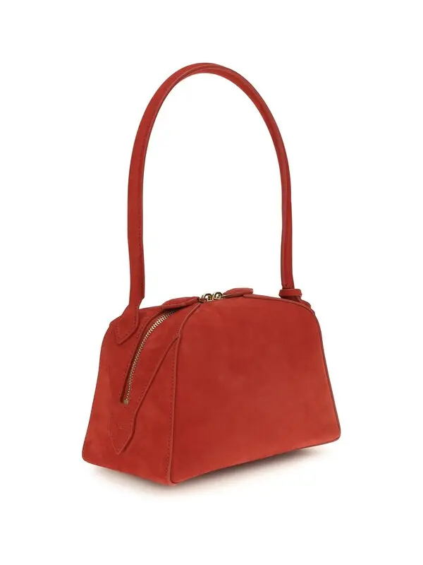 Alaïa Le Bouledogue Shoulder Bag Small - Red