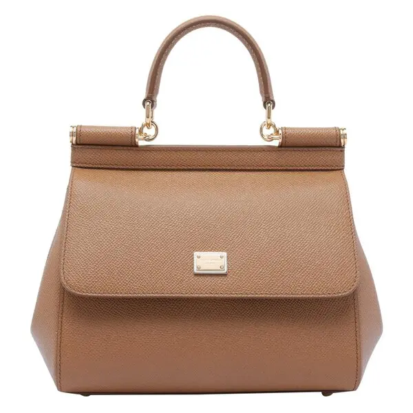 Dolce & Gabbana Sicily Small Handbag - Cream