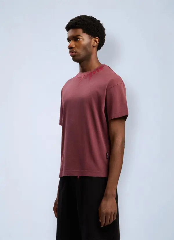 Palm Angels Neck Logo Regular T-shirt