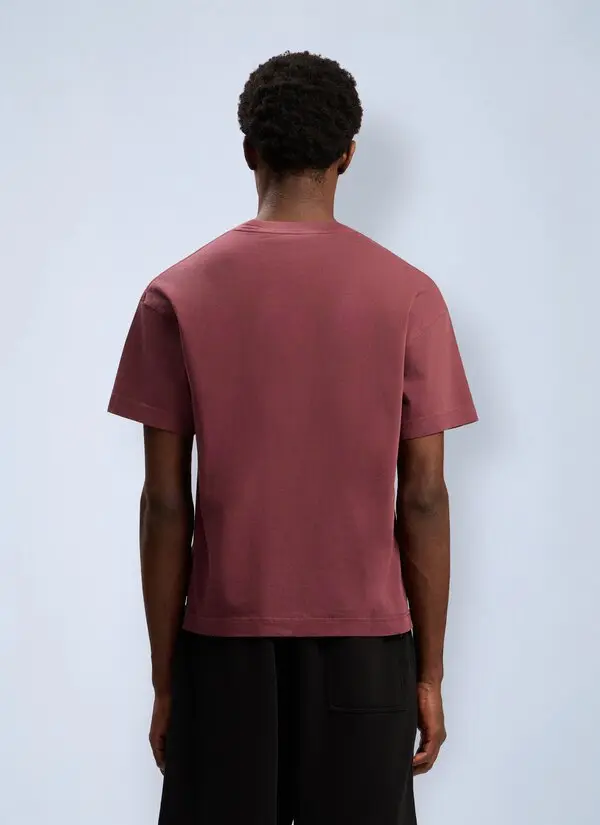 Palm Angels Neck Logo Regular T-shirt