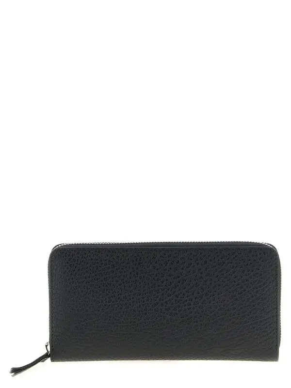 MAISON MARGIELA Stitching Logo Wallet - Black