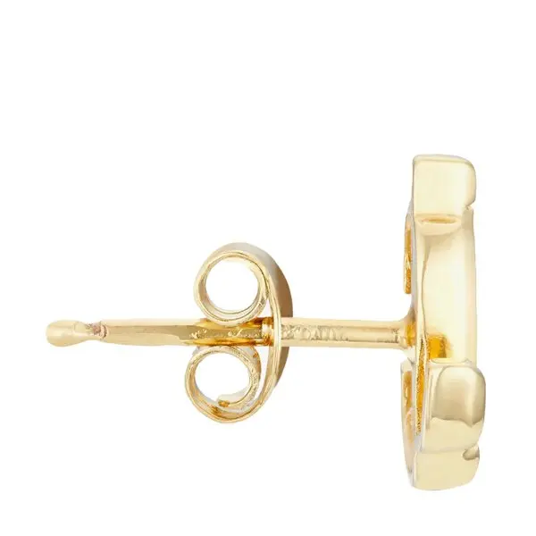 JIMMY CHOO Jc Logo Earrings - Gold