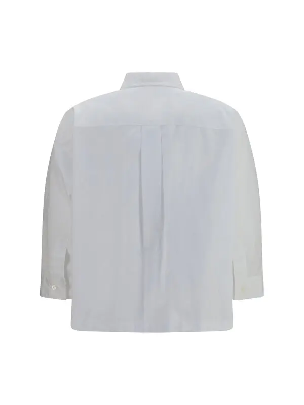 Brunello Cucinelli Cotton Shirt With Monili Details