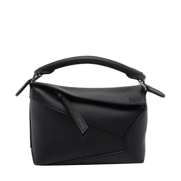 Loewe Mini Puzzle Edge Handbag - Black