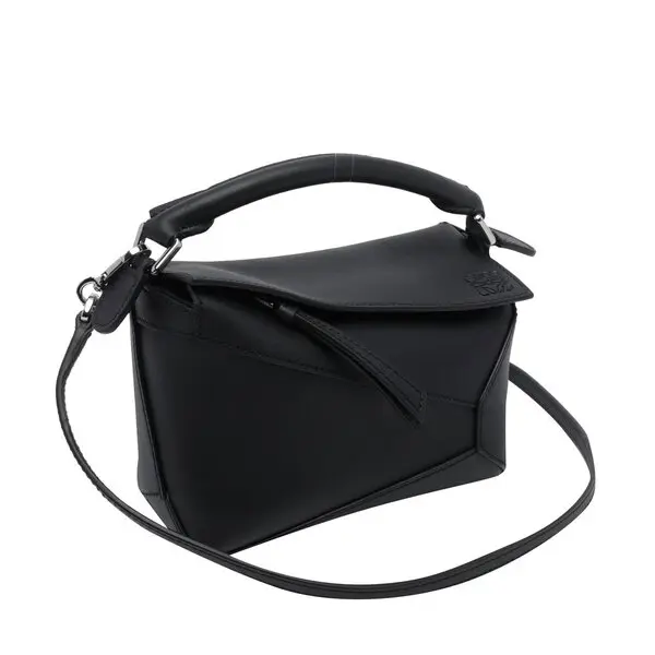 Loewe Mini Puzzle Edge Handbag - Black