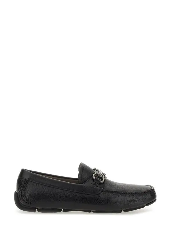 FERRAGAMO Moccasin Gancini - Black
