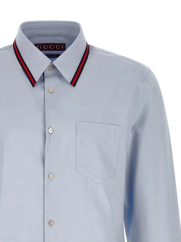 Gucci Web' Collar Shirt