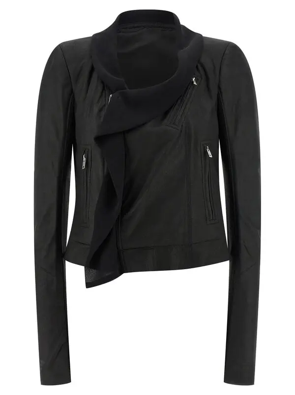 Rick Owens Scarf Biker' Jacket