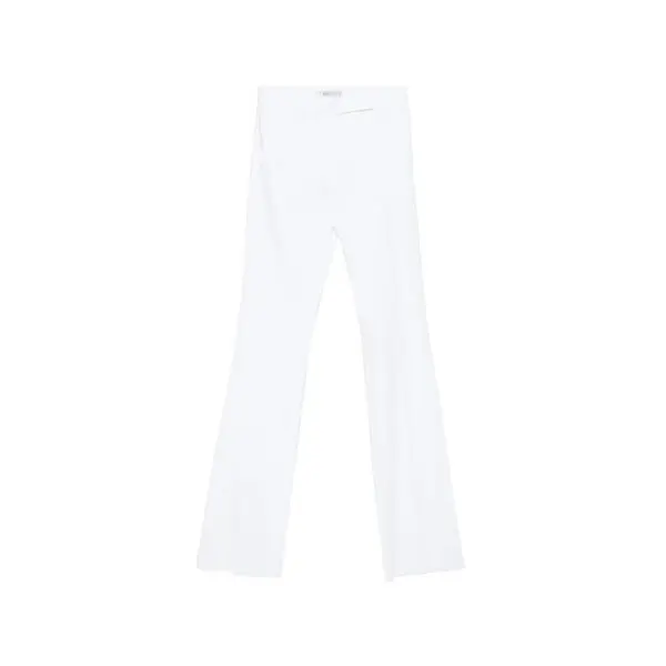 Max Mara Trousers Flared Trousers - White