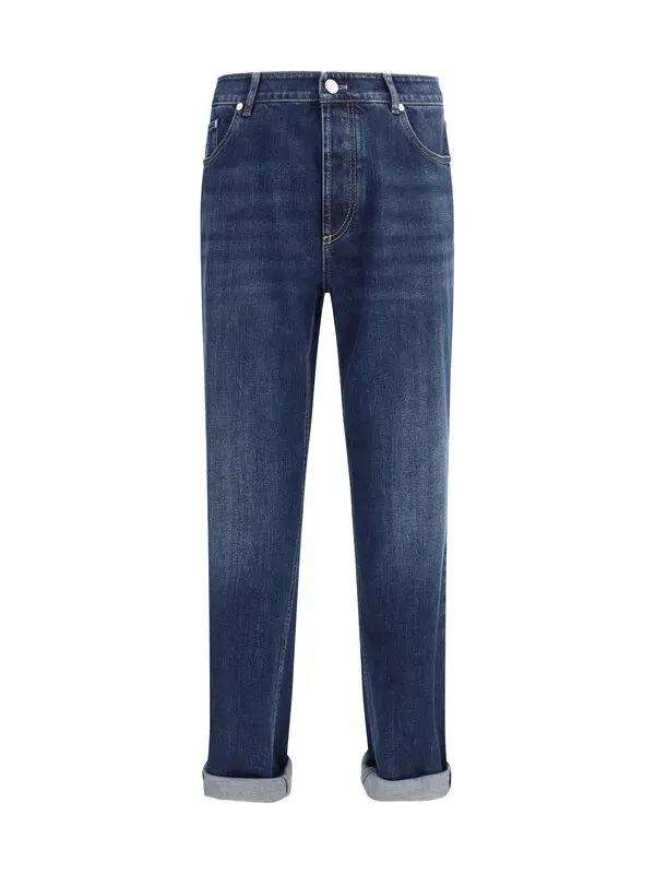 Brunello Cucinelli Straight Jeans - Blue