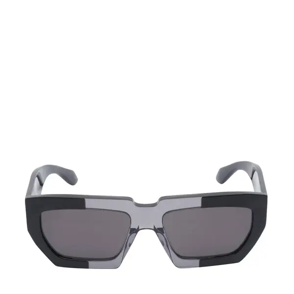 Alaïa Melted Rectangular Sunglasses - Black