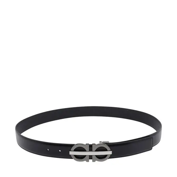 FERRAGAMO Reversible And Adjustable Gancini Belt