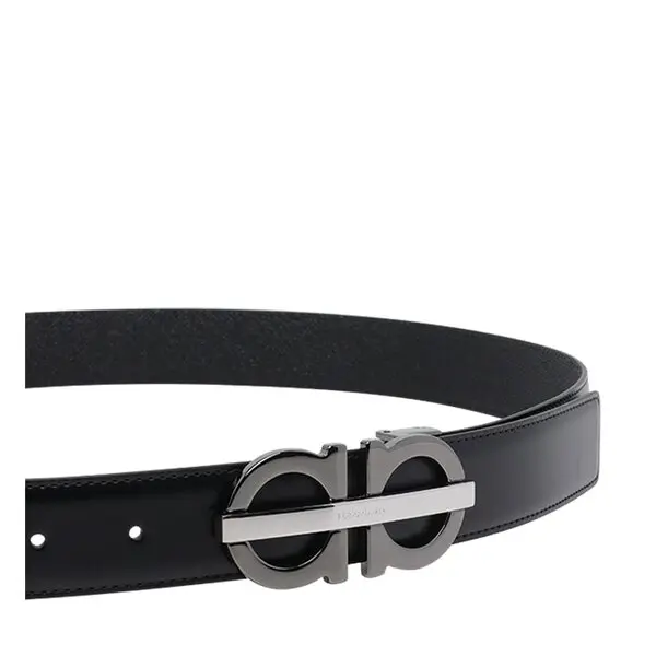 FERRAGAMO Reversible And Adjustable Gancini Belt