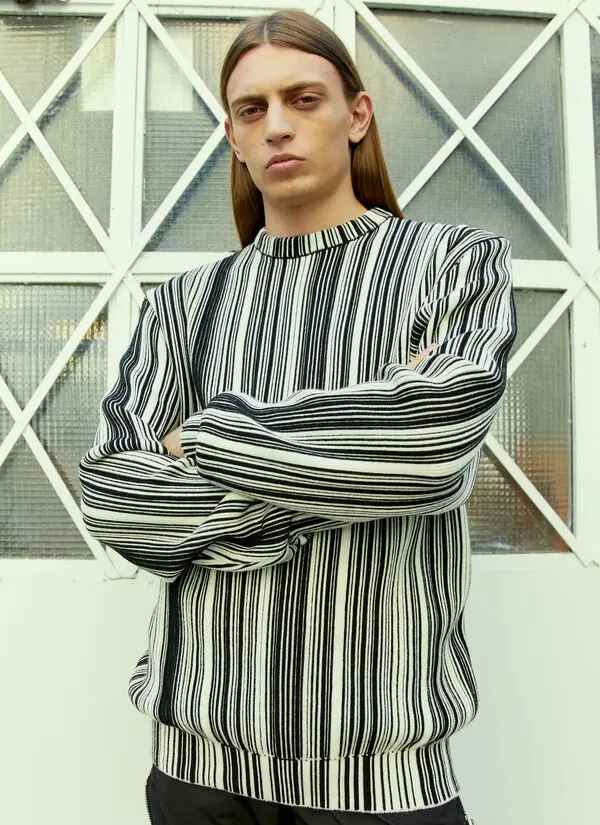 VTMNTS Glitched Knitted Sweater