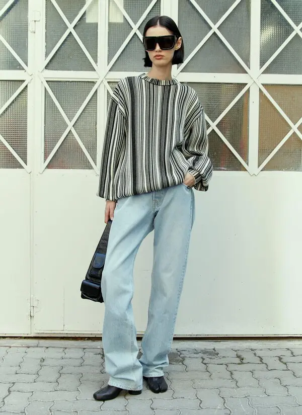 VTMNTS Glitched Knitted Sweater