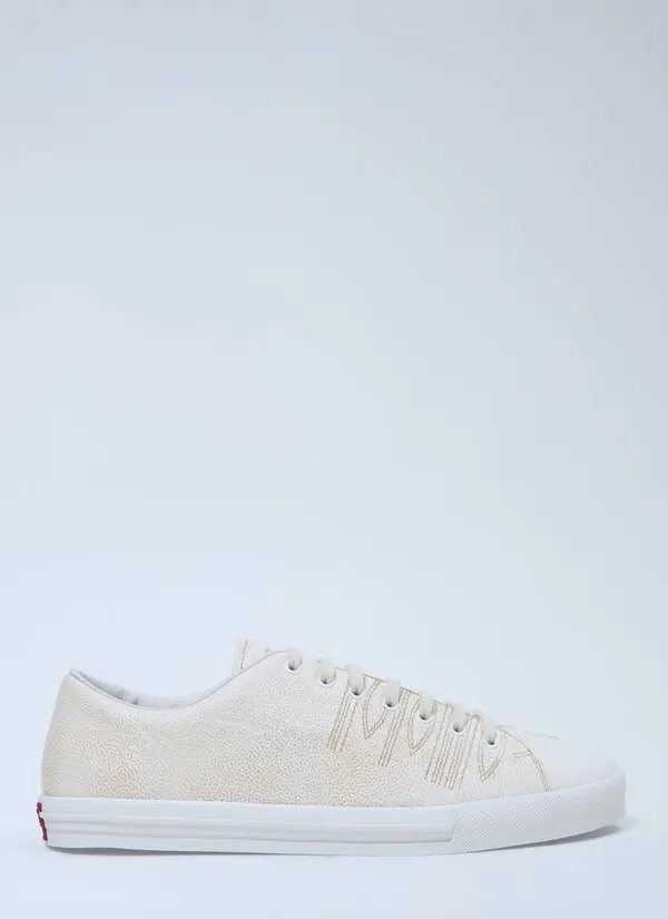 Prada Leather Sneakers - White