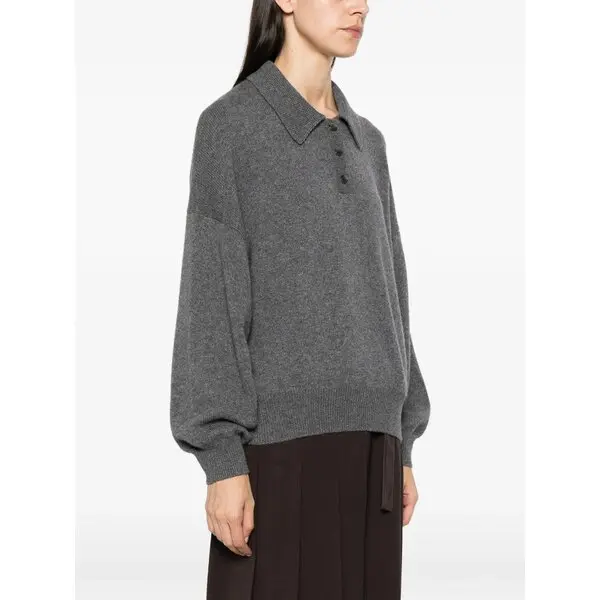 LISA YANG Grey Knitwear Jumpers - Gray