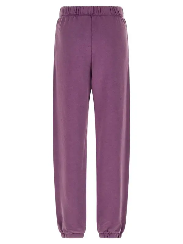 Attico Logo Embroidery Joggers - Purple
