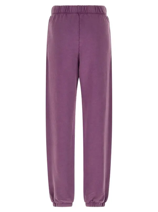 Attico Logo Embroidery Joggers - Purple