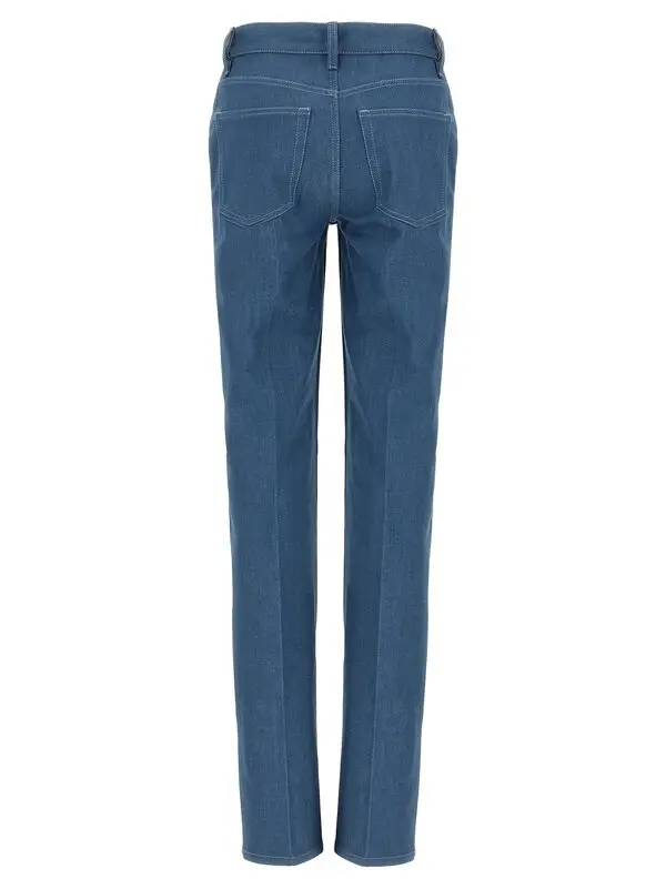 Gucci Morsetto Straight Leg Denim Jeans - Blue