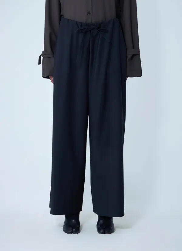 TOTEME Drawstring Dinner Pants - Black