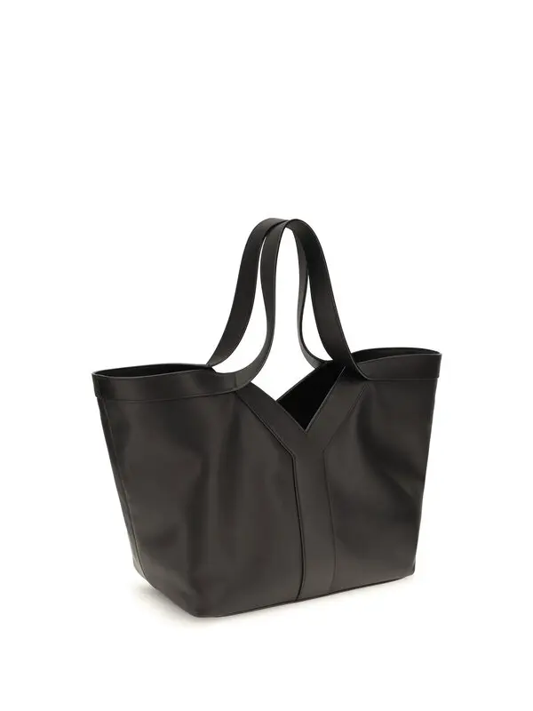 Saint Laurent Small Y Tote Bag - Black