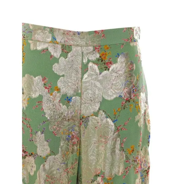 Valentino Garavani Apres L'hiver Ramage Silk Trousers