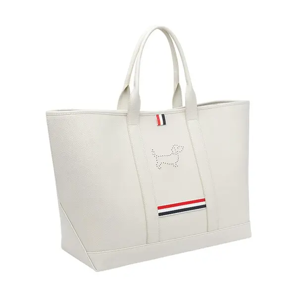 Thom Browne Hector Tote Bag - White