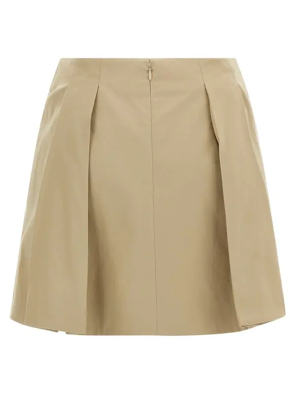 Balmain Chain Skirt - Cream