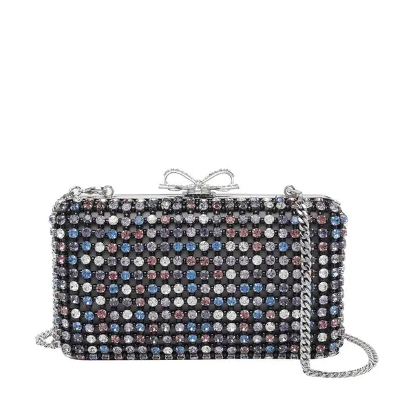 SELF-PORTRAIT Multi Crystal Clutch