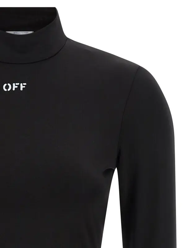 Off-White Off Stamp' Crop Top