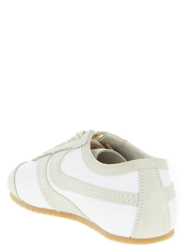 Dries Van Noten Leather And Suede Sneakers