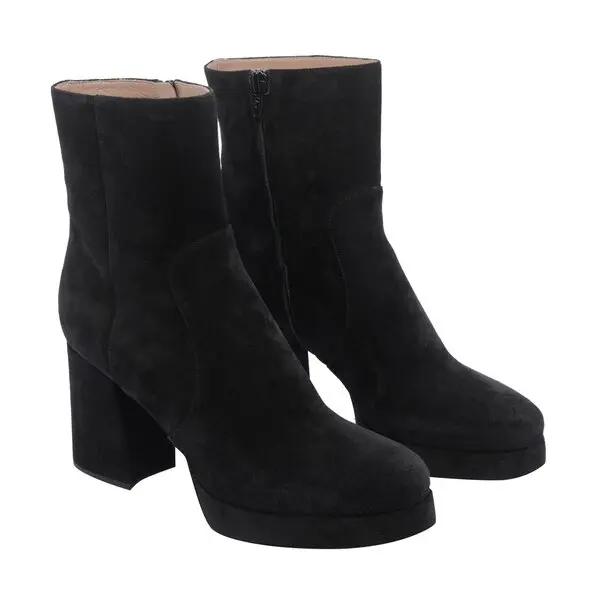 Valentino Garavani Fawcette Plateau Booties - Black