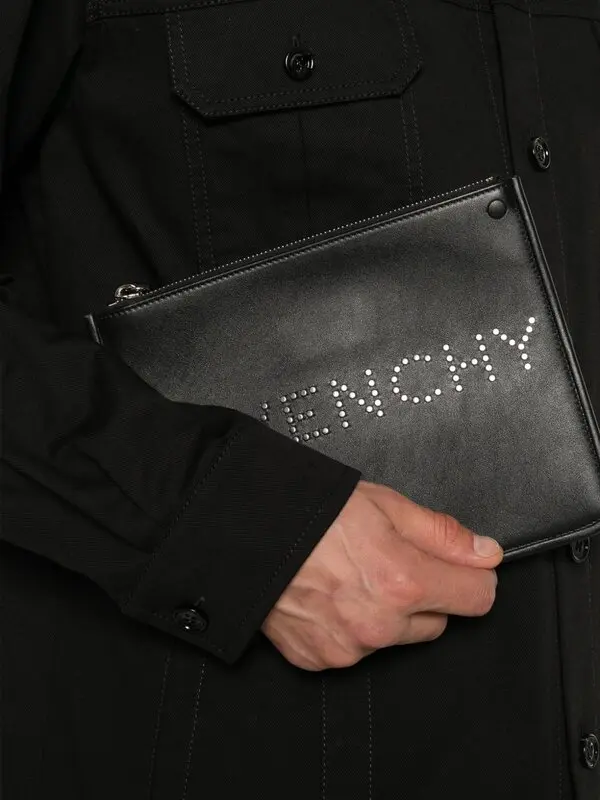 Givenchy Logo Leather Pouch