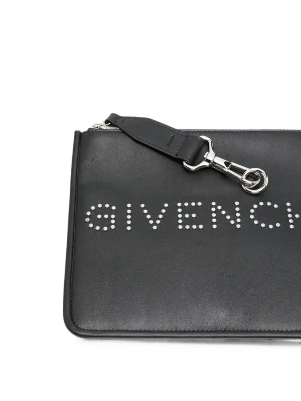 Givenchy Logo Leather Pouch - Multicolor