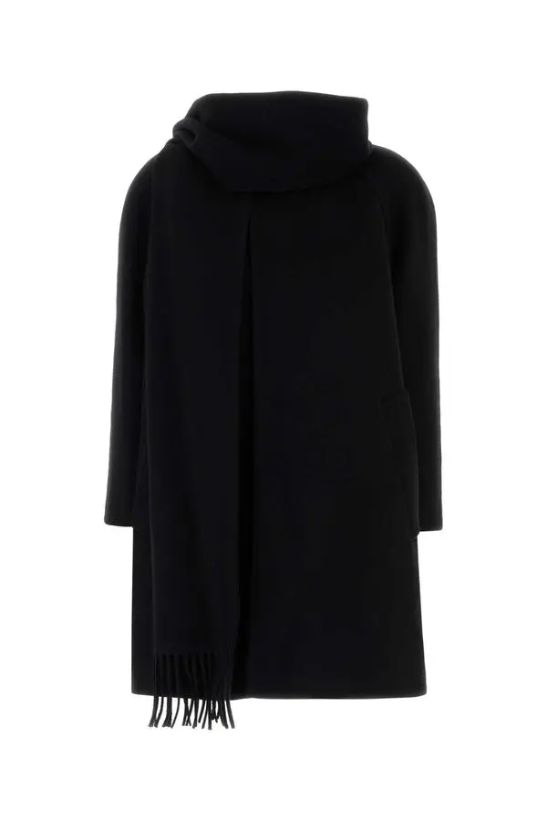 Balenciaga Cashmere Coat - Black
