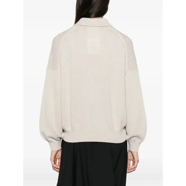 LISA YANG Neutrals Knitwear Jumpers - Cream