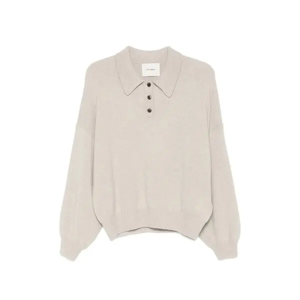 LISA YANG Cashmere Knitwear Jumper - Cream