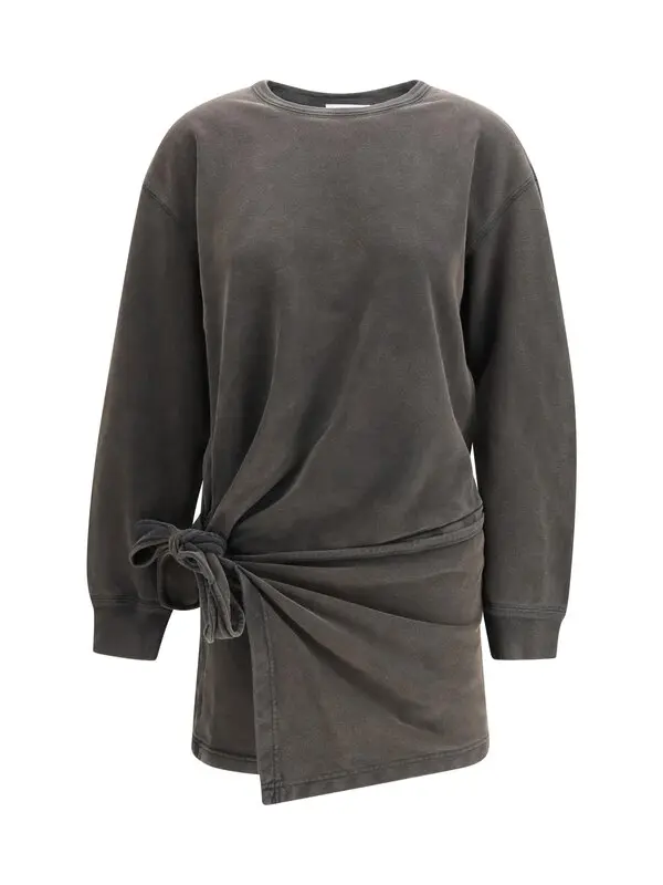 Isabel Marant Étoile Marant Zae Fleece Dress - Gray