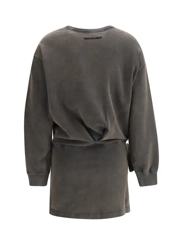 Isabel Marant Étoile Zae Fleece Dress - Gray