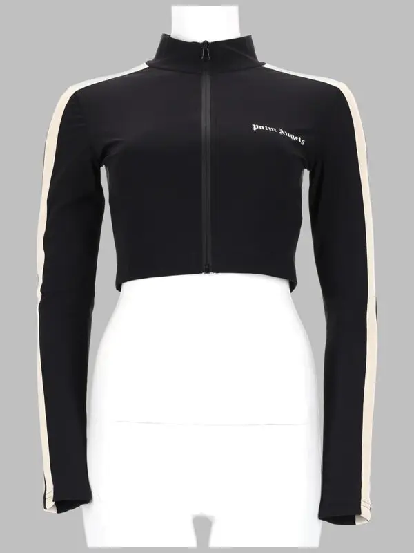 Palm Angels Logo Training Jacket - Black
