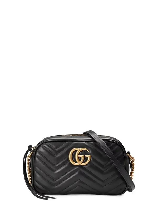 Gucci Gg Marmont Small Shoulder Bag - Black