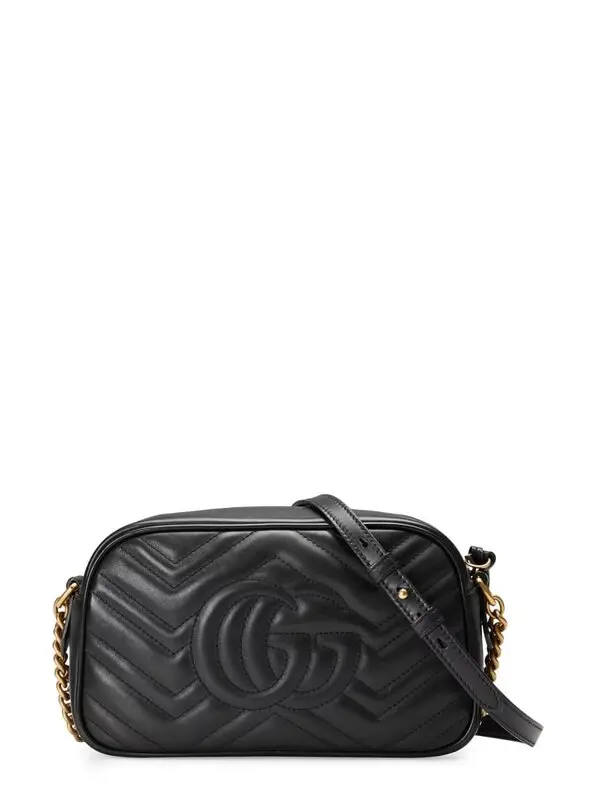 Gucci Gg Marmont Small Shoulder Bag - Black